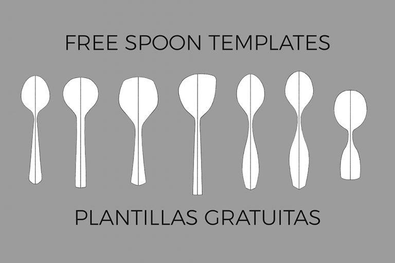 Free Spoon Templates - Talla de Cucharas